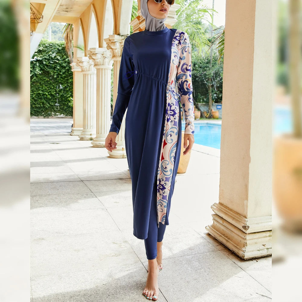 Women's Islamic Burkini Set with Hijab Legitimate Elegance for Beach a ...