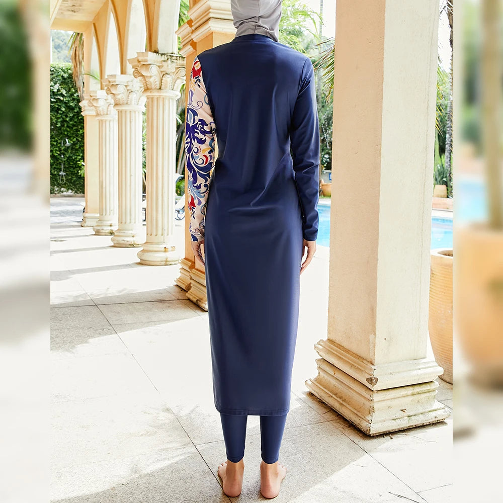 Women's Islamic Burkini Set with Hijab Legitimate Elegance for Beach a ...